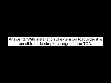 How To Change The Position Of A Column In The TYPO3 TCA YouTube