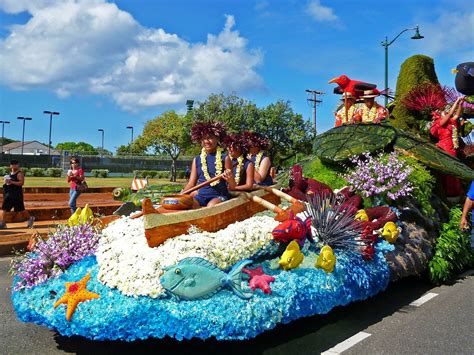 Honolulu Sept 22 2012 Annual Aloha Festival Parade Started At 9 Am