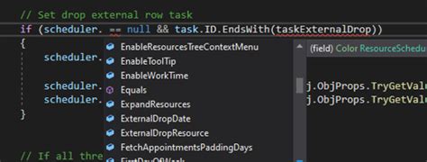 How Can I Enable The Drop External Row Task In The Scheduler