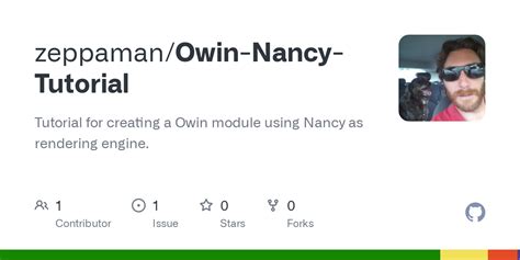 Github Zeppamanowin Nancy Tutorial Tutorial For Creating A Owin Module Using Nancy As