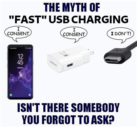 The Myth Of Fast Usb Charging The Myth Of Consensual Sex Know Your Meme