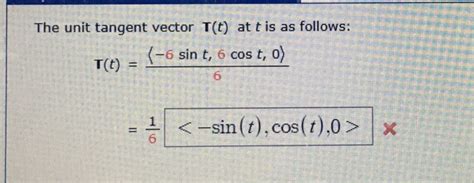 Solved Find The Unit Tangent Vector T T And Find A Set Of Chegg Com