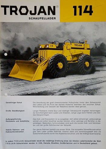 Trojan 124 Agriculture Tractor Advertisement