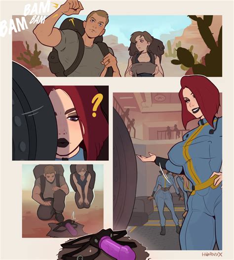 Rule 34 1boy Comic Page Devianthunter Fallout Hornyx Multiple Girls