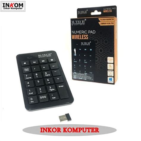 Jual Wireless Keyboard Numeric M Tech Keypad Wireless Shopee Indonesia
