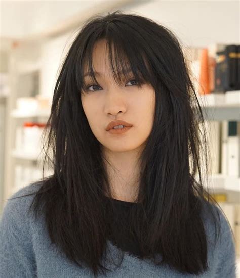 Straight Bangs For Thick Hair