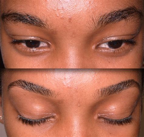 Thick Eyebrows Threaded And Defined Threading Eyebrows Thick