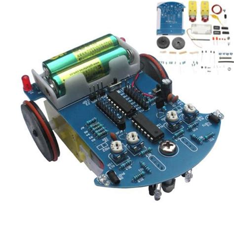 D2 3 Diy Intelligent Tools Diy Tracking Obstacle Avoidance Ir Smart Car Kit Daraz Pk