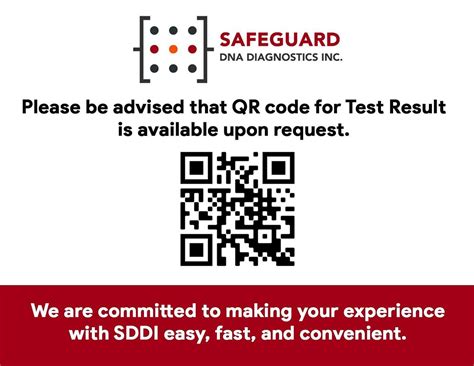 [qr Code] Please Be Informed That Qr Codes For Your Test Results Are