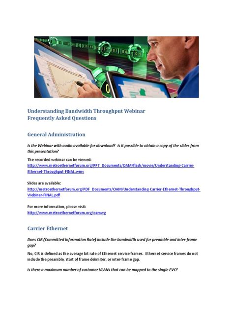 Pdf Understanding Carrier Ethernet Throughput Faq Dokumentips