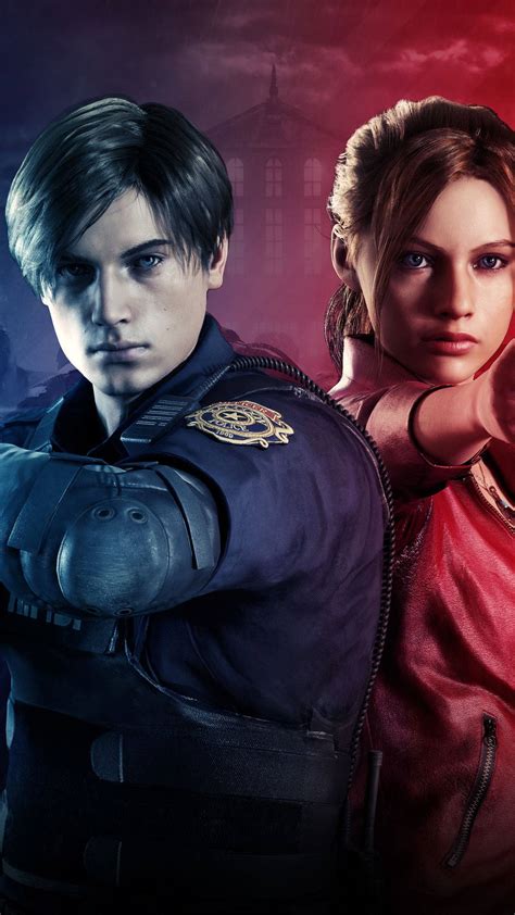 Download Claire Redfield And Leon From The 2019 Remake Of Resident Evil