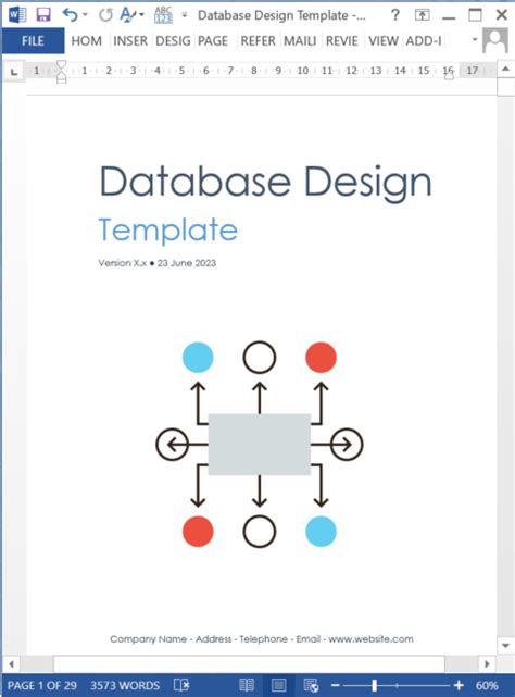 Database Design Template Ms Office Ms Office Templates With Ai Prompts