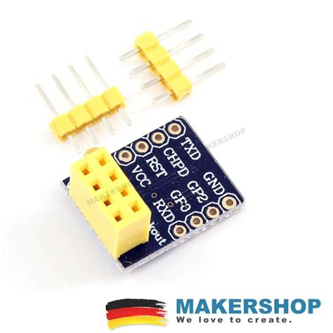 Esp 01 Adapter Breakout Board Platine Esp01 Arduino Raspberry Pi Makershopde