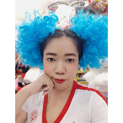 วิกผมดำดง แบบกิ้ฟหนีบทรงดำดง ใส่ง่าย หยิกฟูน่ารัก 1 แพ็คมี 2 ชิ้น วิกแต่งแฟนซีพร้อมส่งค่ะ