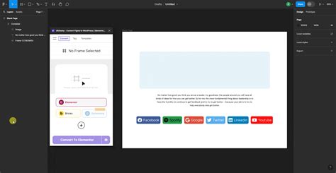 how to tag the tp social icon widget for figma to elementor uichemy