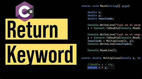 Como Usar Return Keyword En C Youtube