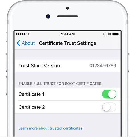 Certificate Trust Settings — Ios Cloud Middleman