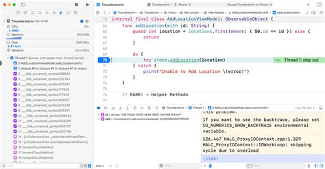 Stepping Through Code With Breakpoints