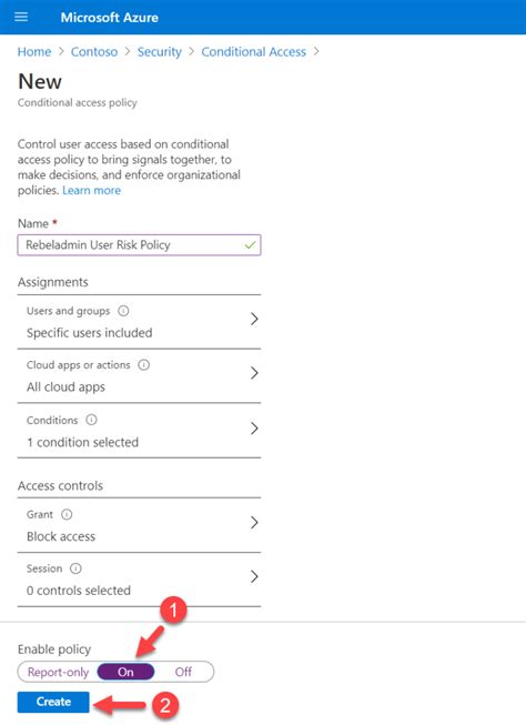 How To Configure User Risk Based Azure Conditional Access Policies
