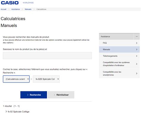 Mode Demploi Casio Fx92 Mode Emploi