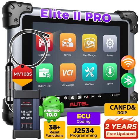 Autel Maxisys Elite Ii Pro Automotive Scanner Diagnostic Tool With 38