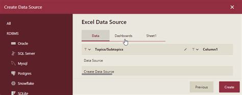 connect to excel wyn documentation