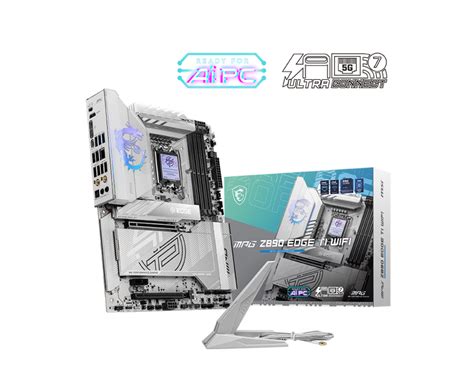 MPG Z EDGE TI WIFI Gaming MotherboardsBest Motherboard For AI PCMSI