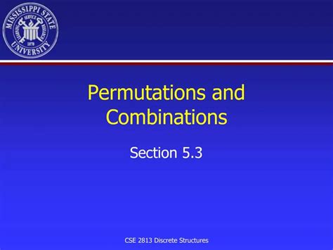 PPT Permutations And Combinations PowerPoint Presentation Free Download ID