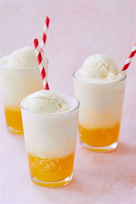 Homemade Orange Soda Ice Cream Floats Bigger Bolder Baking