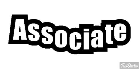 Associate Word Animated  Logo Designs