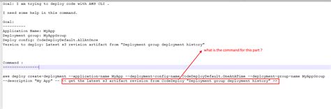 Trouble In Codedeploy With Aws Cli Raws