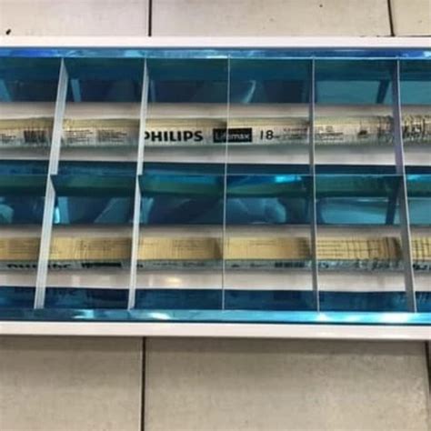 Jual Kap Rm 2x18 Watt Komplit Set Lampu Philips LED 8W NON LED 18 Watt 60cm Shopee Indonesia