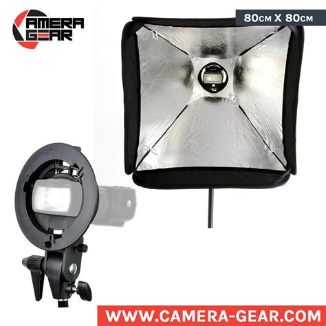 Godox Softbox 80x80 With S Type Bracket Light Modifiers Camera Gear