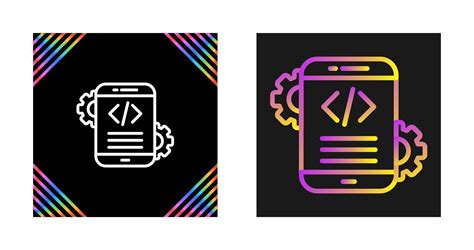 Mobile App Development Vector Icon Vector Art At Vecteezy