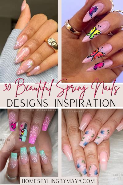 30 Easy Spring Nail Designs You Are Going To Love Home Styling By Maya