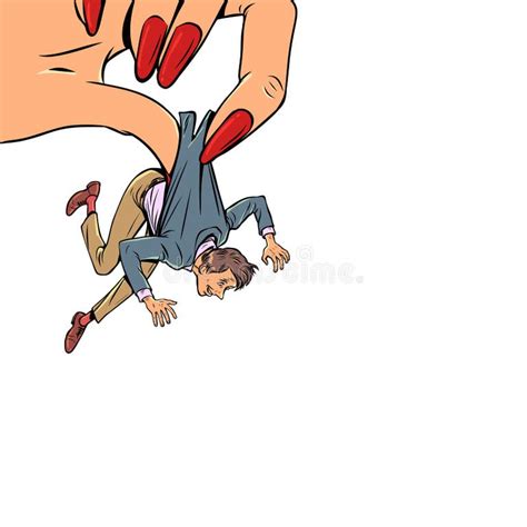 Use Of Other Peoples Means And Forces Dominance Of One Sex Over The Other Stock Vector