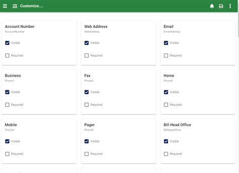 Hide Form Fields Ayanova Manual