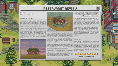 The Critic Quest Guide Chef Rpg Neoseeker