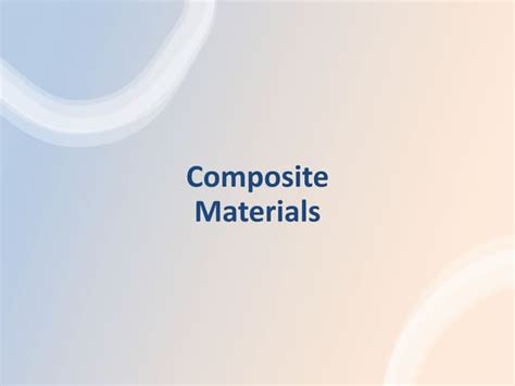 Composite Basic Intro First Lecturer Pdf