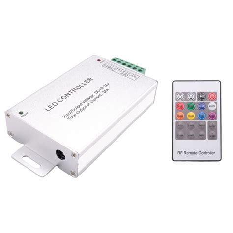 Led Controller 12 24v Low Pressure Rf Colorful 20 Key Remote Control