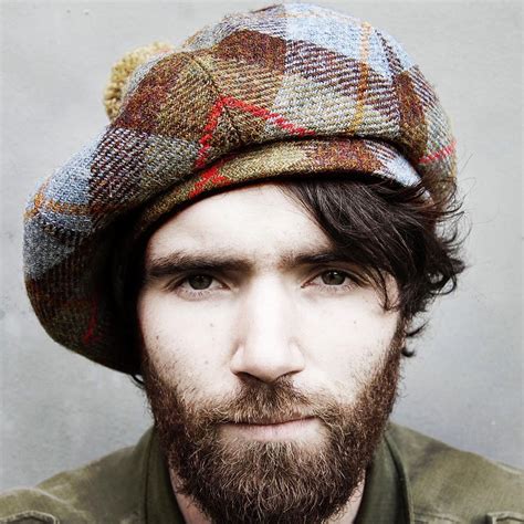 Macleod Harris Tweed Tartan Tam Macleod Tartan Scottish Fashion