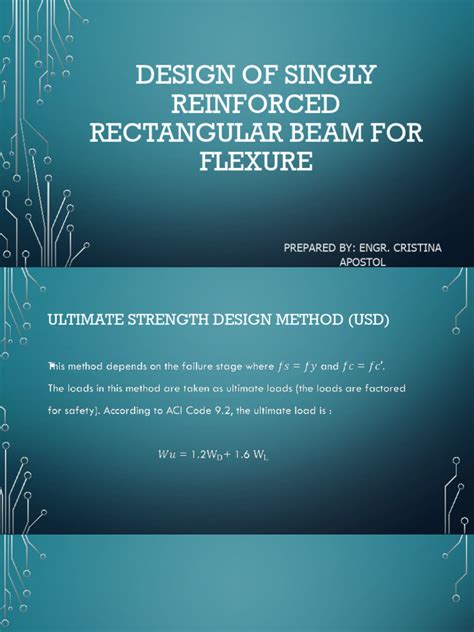 Design Of Singly Reinforced Beam Pdf