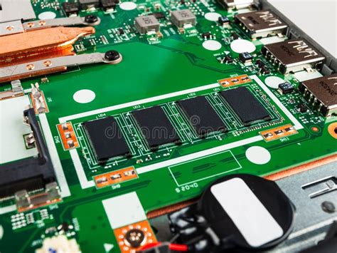 Ram Chips Soldered Onto The Laptop Motherboard Replacing And
