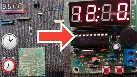assembling a digital clock youtube