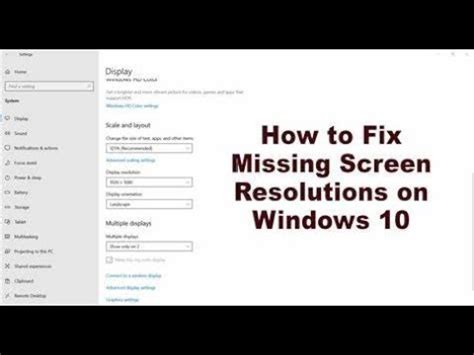 How To Fix Screen Resolution In Windows Complete Guide YouTube