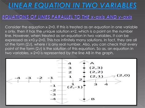 Linear Equation In Two Variables Pptx