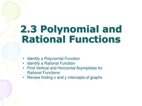 PPT Polynomial And Rational Functions PowerPoint Presentation Free Download ID