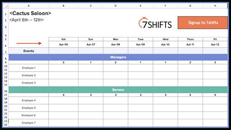 Waitress Budget Worksheet Db Excel Com