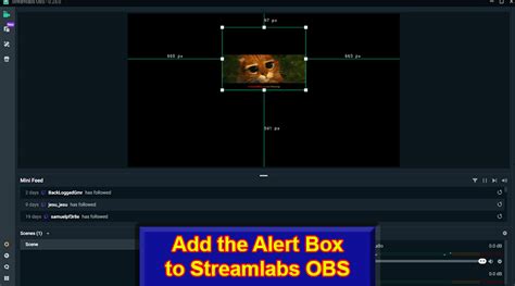 How To Add The Alert Box To Streamlabs OBS
