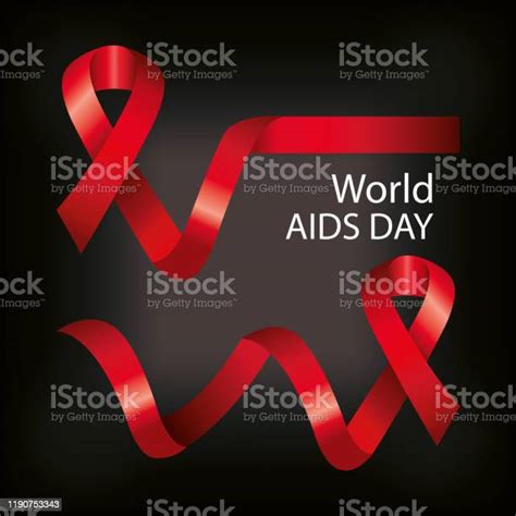 리본으로 세계 원조의 날 의 포스터 1에 대한 스톡 벡터 아트 및 기타 이미지 1 12월 건강관리와 의술 Istock